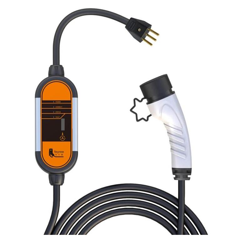 Feyree Ladekabel Ladestation Typ 2 (8 / 10A - 230V) - AM-Electrics ...