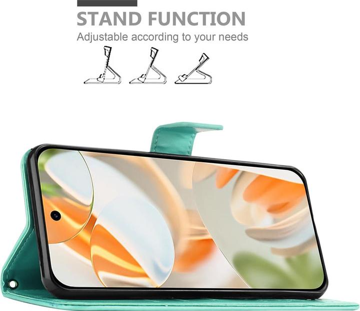 Cadorabo Case for Google Pixel 9 PRO Flower Book (Google Pixel 9 Pro ...