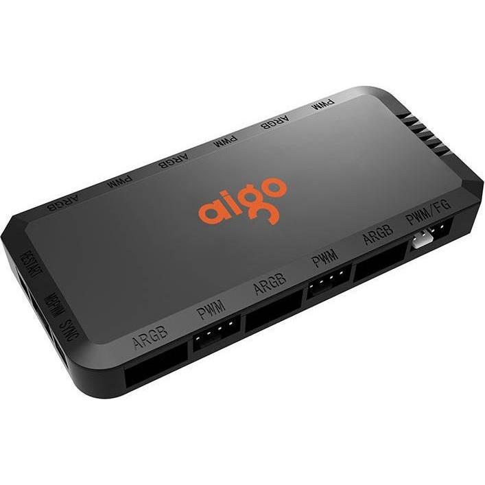 Aigo APC1 RGB PWM Fan control box for computer + remote controller ...