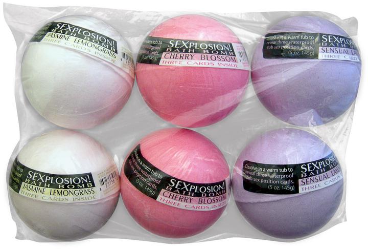 Kheper Games Sexplosion! Bath Bombs (6 bombs in 3 scents, no display ...