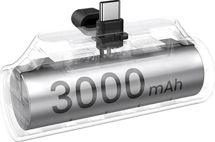 Usams PB79 Mini Tail Plug Portable Power Bank 3000mAh USB-C silver ...