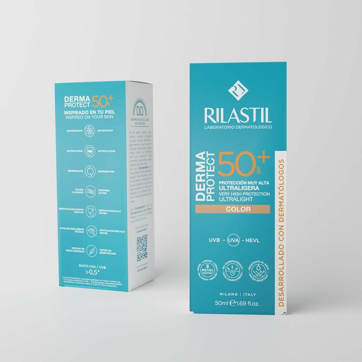 Rilastil Dermaprotect Ultra-Light Sunscreen With Color Spf 50+ 50 Ml