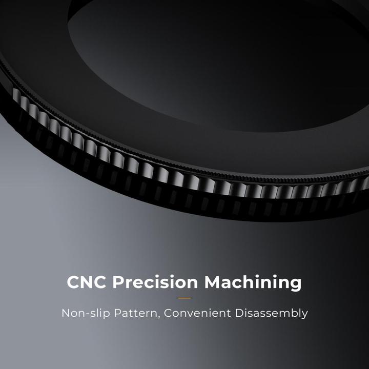 K&F Concept 67-77mm Step Up Brass Filter Adapter Ring, matte black ...