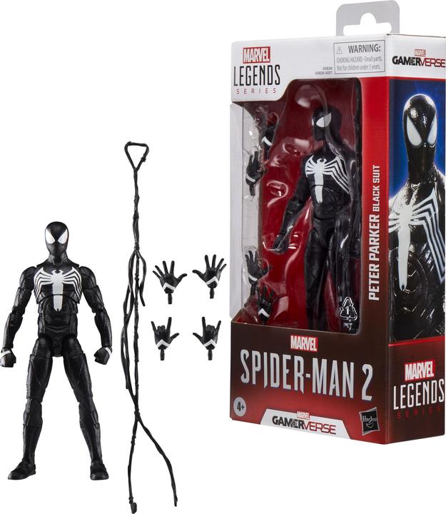 Hasbro Spider-Man 2 Marvel Legends Gamerverse Peter Parker (Black Suit)
