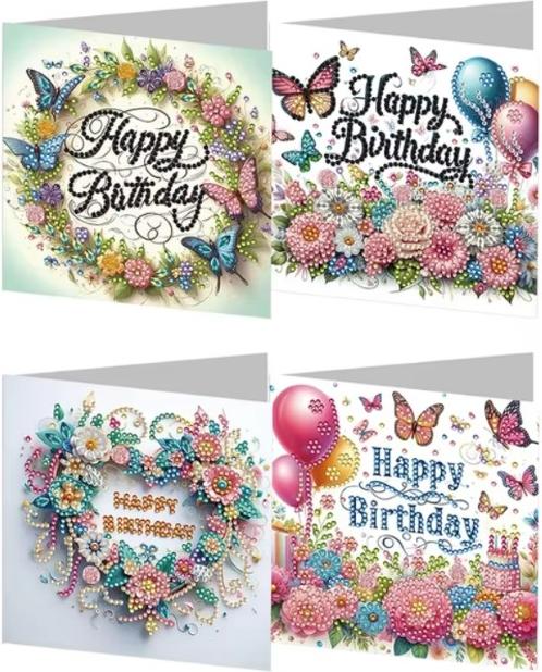 MU Classic Diamond Painting Happy Birthday Karten - kaufen bei Galaxus ...