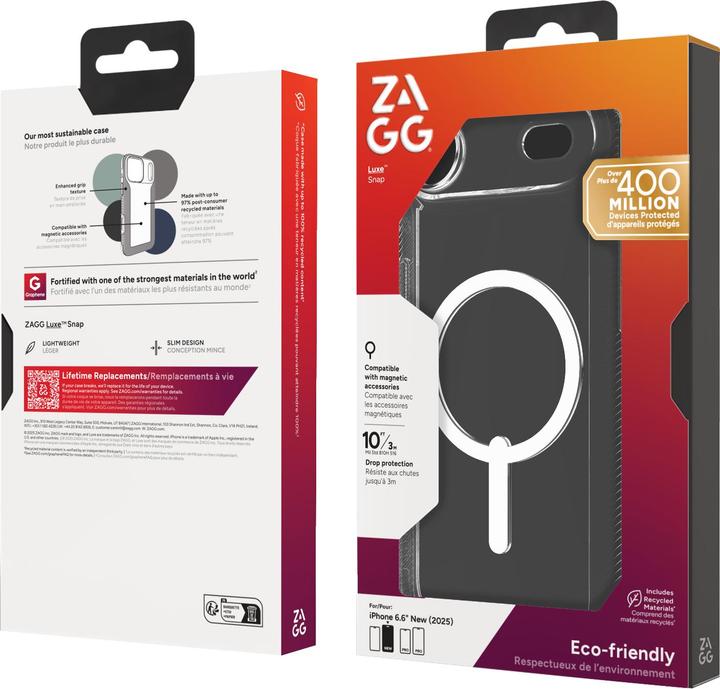 Zagg Case für Apple iPhone Air Luxe Snap clear (Apple iPhone 17) - Digitec