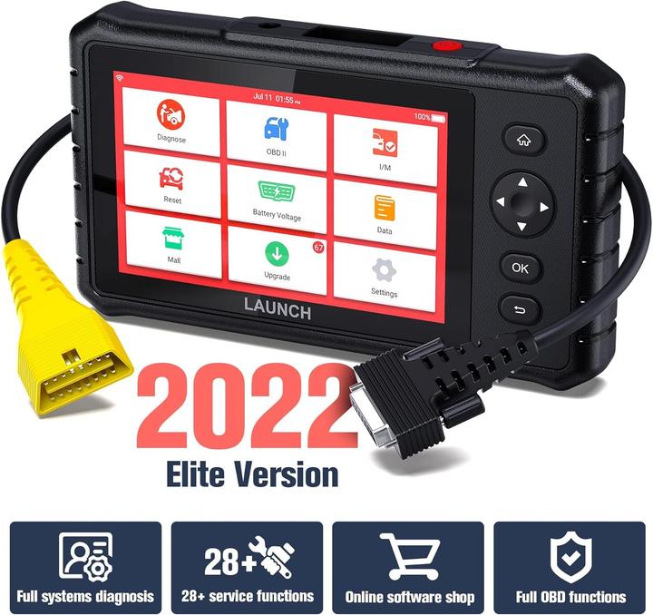 Launch Scanner Diagnostico OBD2 con Funzioni di Servizio - Galaxus