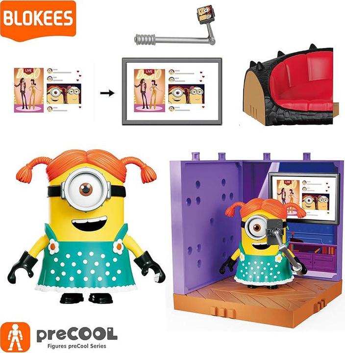 Blokees MK Blind Box 6pz Minions: Precool Series 02 32cm - Galaxus