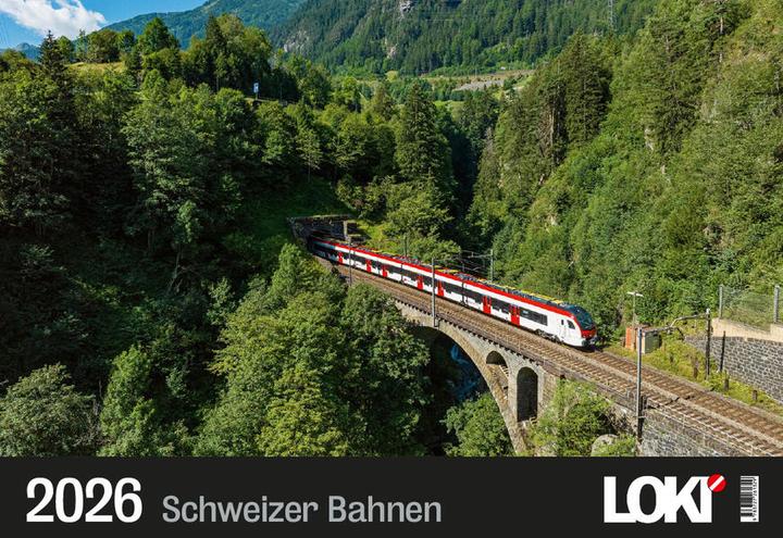 Stämpfli LOKI Kalender Schweizer Bahnen 2026 - kaufen bei Digitec