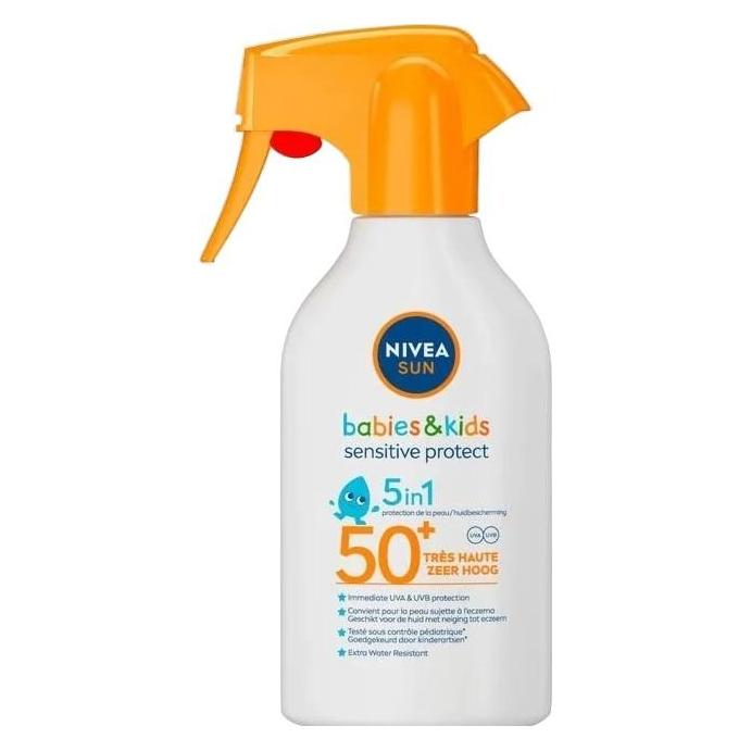 NIVEA Sonnenspray Babies & Kinder Sensitive Protect SPF50+ 270ml