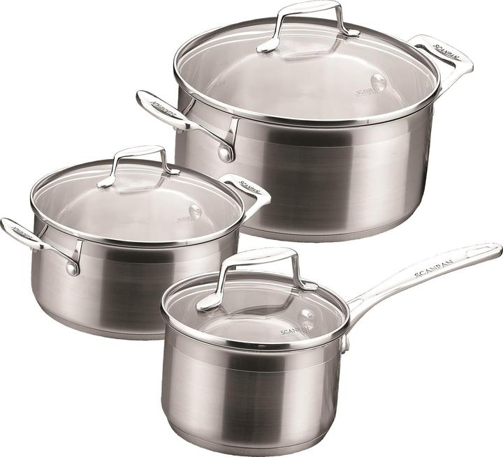 Scanpan Kochtopf Set 3-teilig IMPACT Ø 16/18/20 cm - mit Deckel - Galaxus