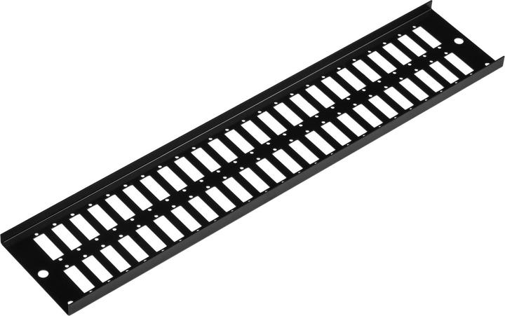 EFB Elektronik Front panel 2U 48 x SC Duplex/LC Quad vertical black ...