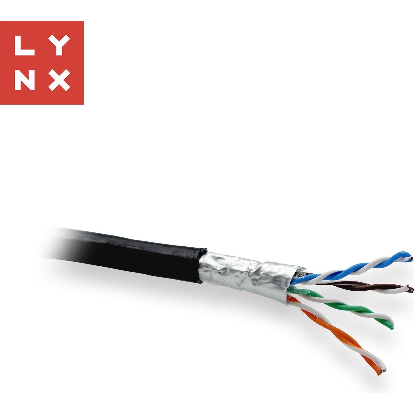 Lynx Cs LYNX FTP kabel, Cat5e, PE (Fca), 0,5mm, celoměděný, venkovní ...