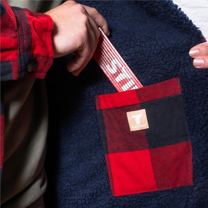 Stier Heavy Lumber Jacket bci cotton XXL buffalo plaid red - Galaxus