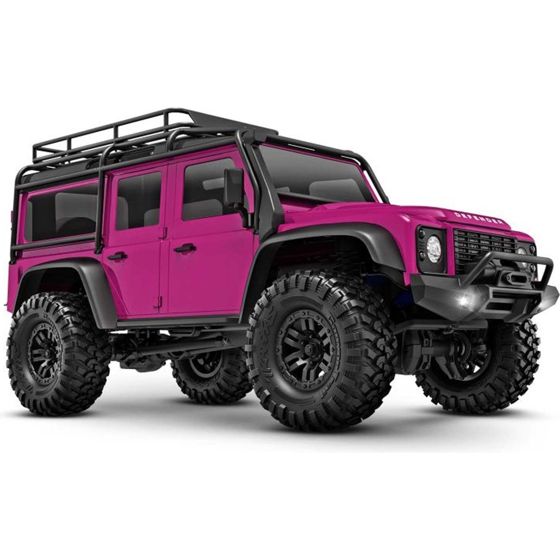 Traxxas TRX-4M Land Rover Defender 4x4 pink 1/18 Crawler RTR Brushed ...