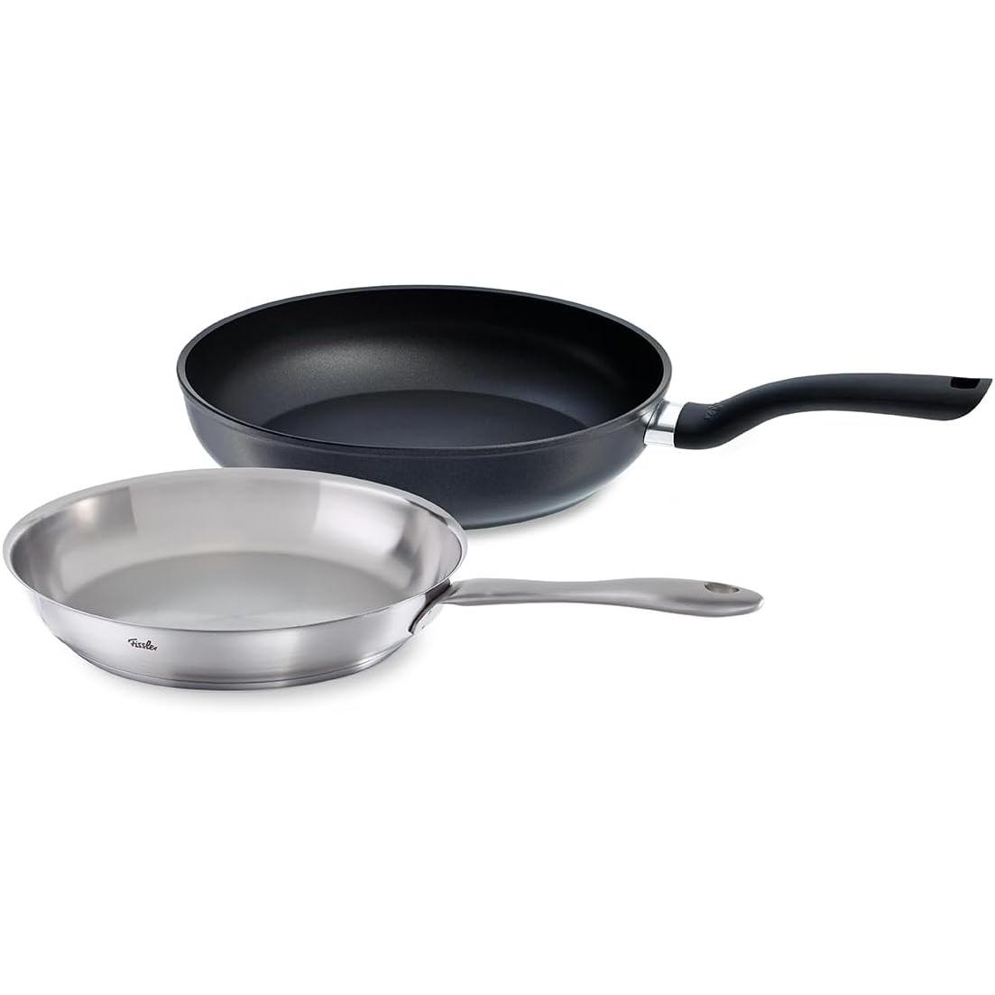 Fissler Uncoated & Nonstick Induction Pan Set for Searing and Frying ...