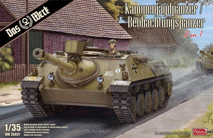 Das Werk 1:35 35031 Kanonenjagdpanzer Beobachtungspanzer Plastic ...