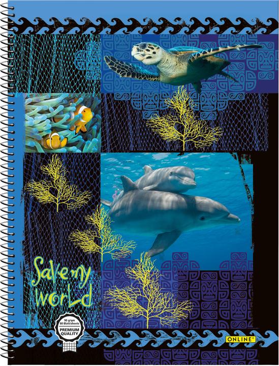 Online Collegeblock Save My World A4 07910/9 kariert, 90g, 80 Blatt ...
