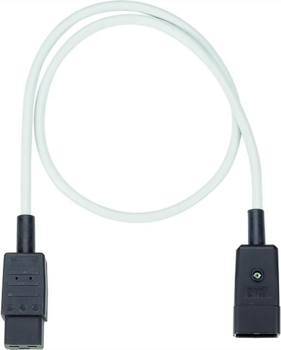 Bachmann extension cable H05VV-F3G1.5 grey CEE 7/7 earthing contact ...