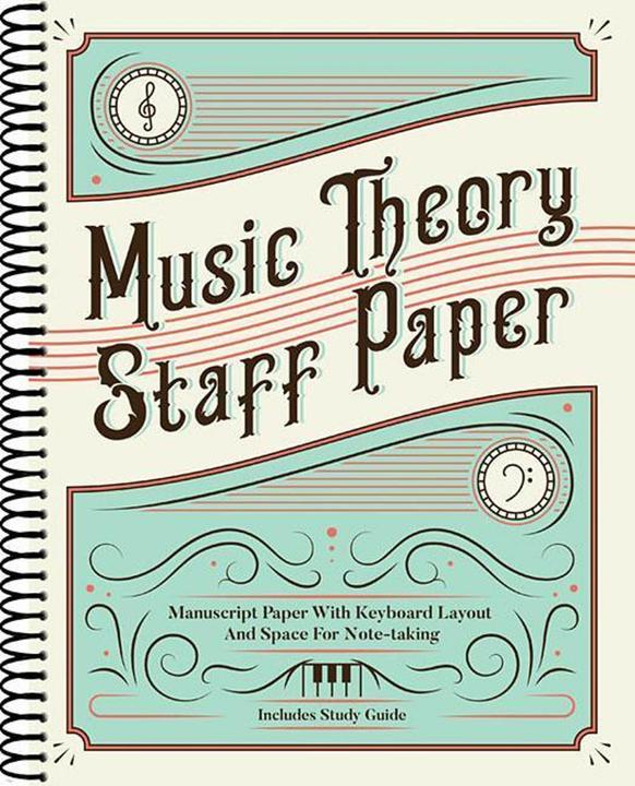 Hal Leonard Music Theory Staff Paper: Manuscript Paper with Keyboard ...