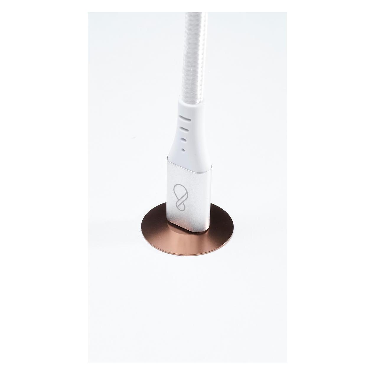 Ochno Socket - USB-C outlet w. locking screw 1m cable in Copper - Galaxus