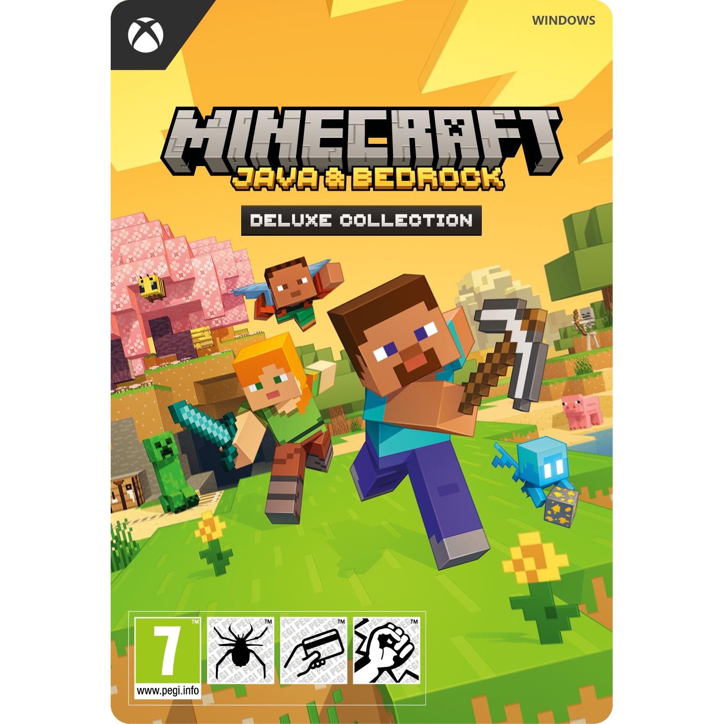 Microsoft Minecraft Java & Bedrock Deluxe Collection Promotion SKU Only ...