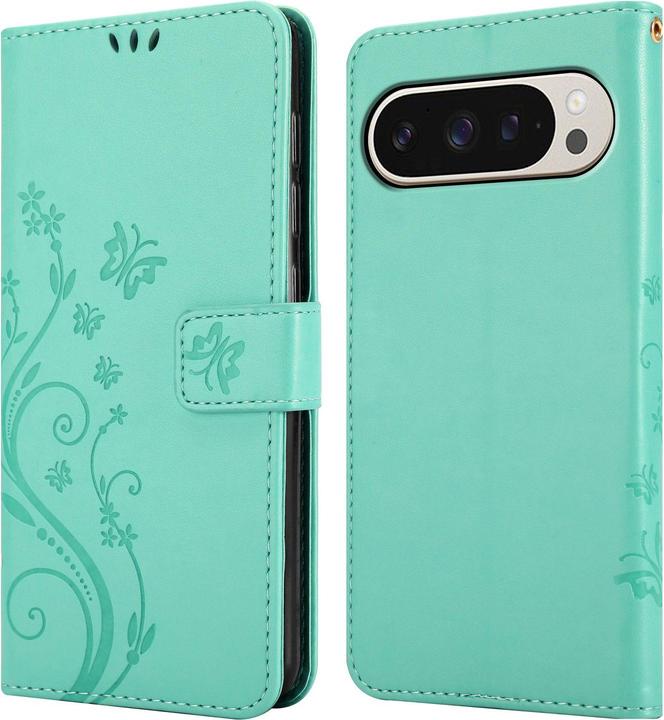 Cadorabo Case for Google Pixel 9 PRO Flower Book (Google Pixel 9 Pro ...