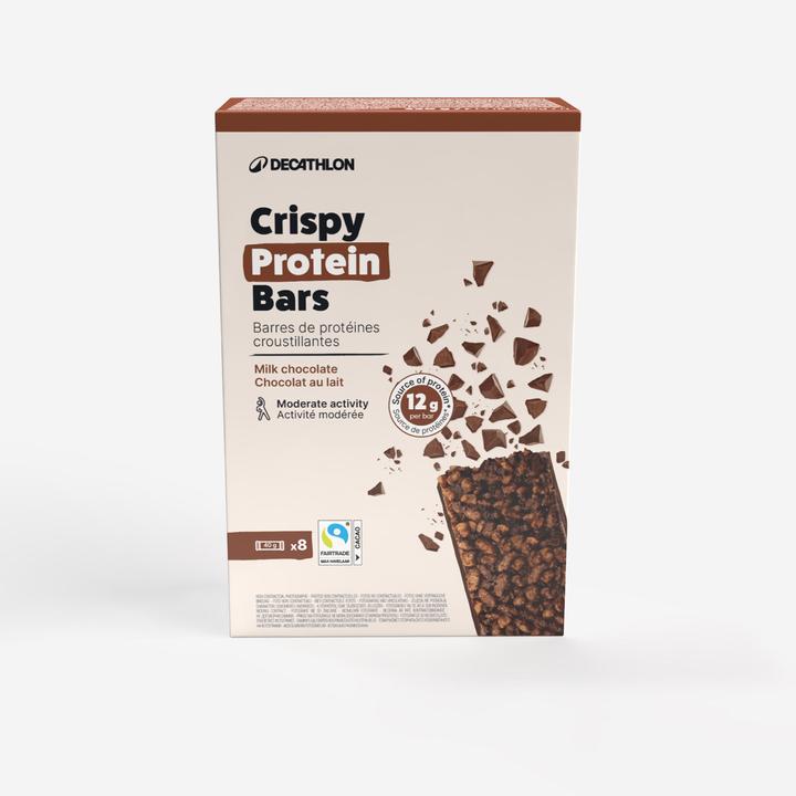 Aptonia Proteinriegel Schokolade knusprig - Crispy Choco Bar - 8 Stück ...