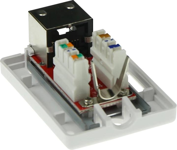 ACT Surface mounted box shielded 1 ports CAT6A. Type: CAT6A Wall mountbox c6a 1p shielded - Galaxus