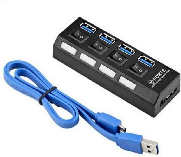 Magni USB 3.0 Hub 4 Port mit EIN-/Aus-Schaltern - kaufen bei Galaxus