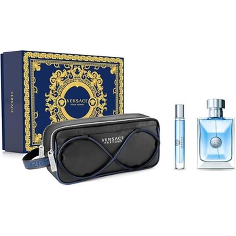 Versace Pour Homme Set 100ml EDT Spray 10ml EDT Spray with Bag - Galaxus