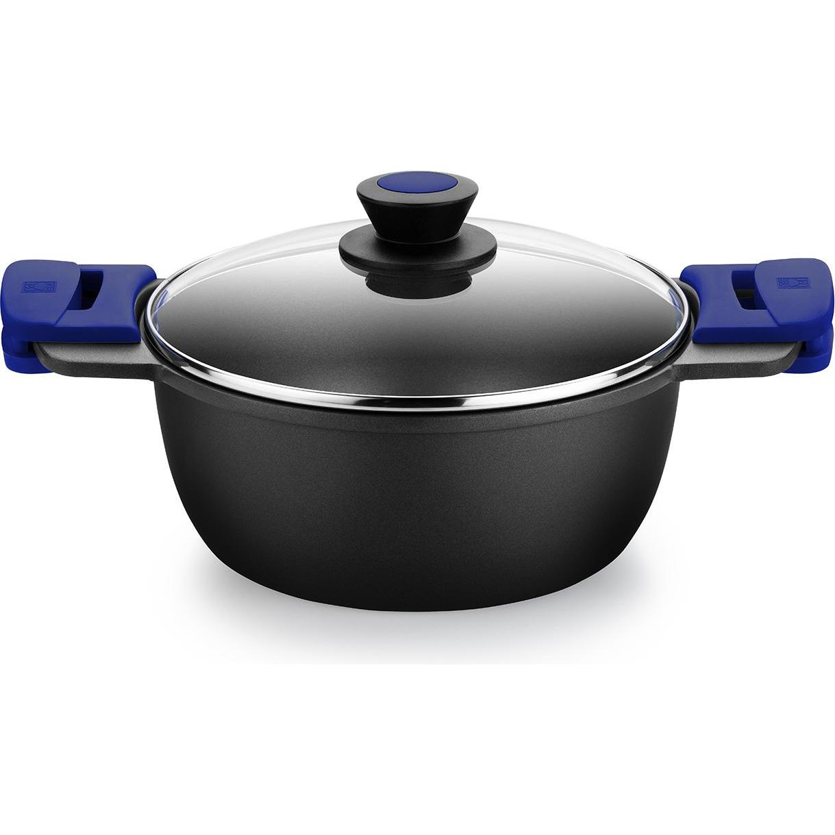 BRA Advanced pan set for all heat sources including induction black ...