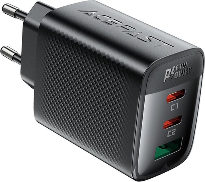 Acefast - Wall Charger (A108) - GaN, Fast Charging, 2x Type-C, USB, 67W ...