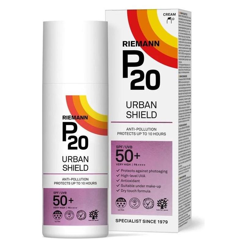 P20 Riemann Urban Shield SPF 50+ Face UV Protection Cream 50g