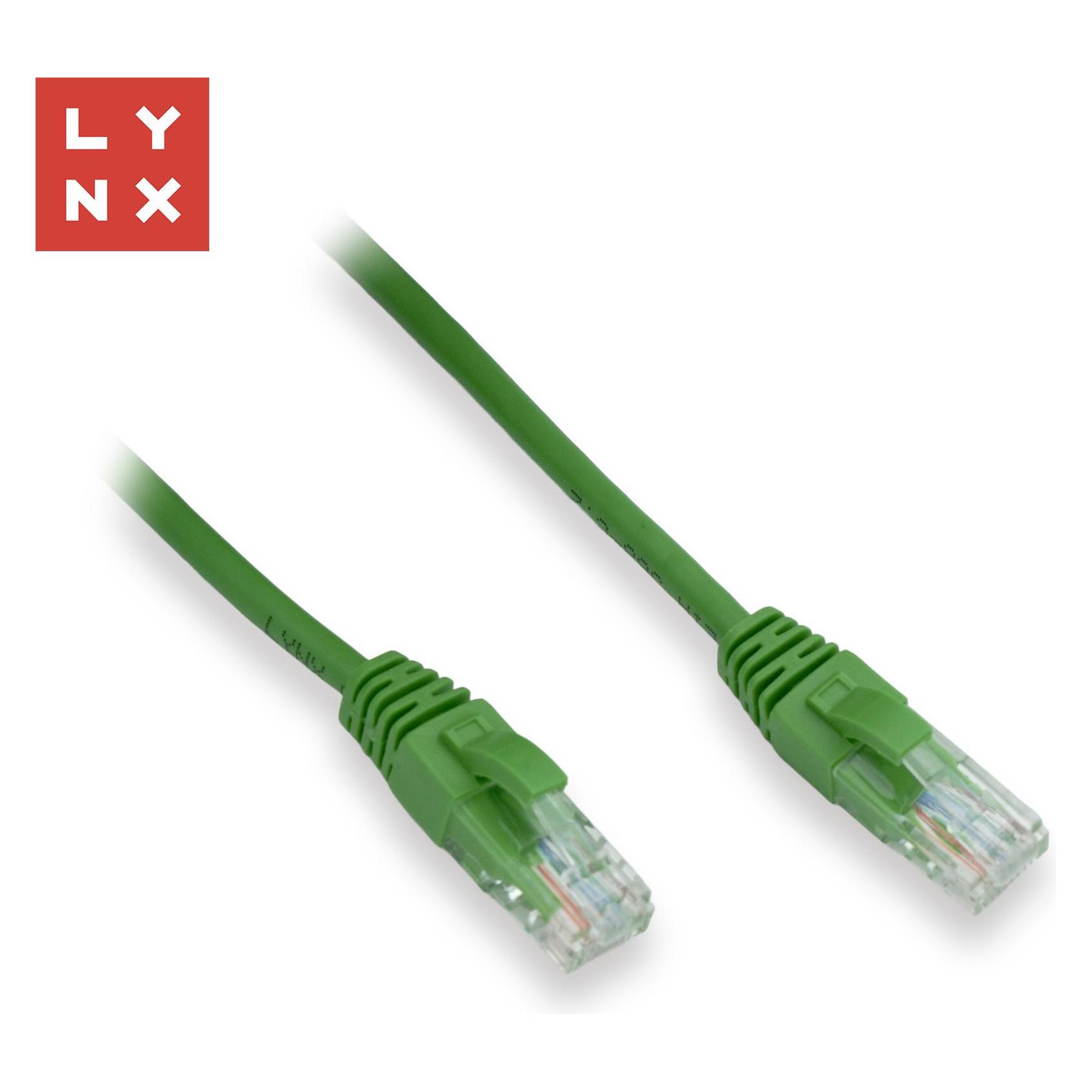 Lynx Cs LYNX UTP patch cable Cat5e, PVC, CCA, 20m, zelený (UTP, CAT5e ...