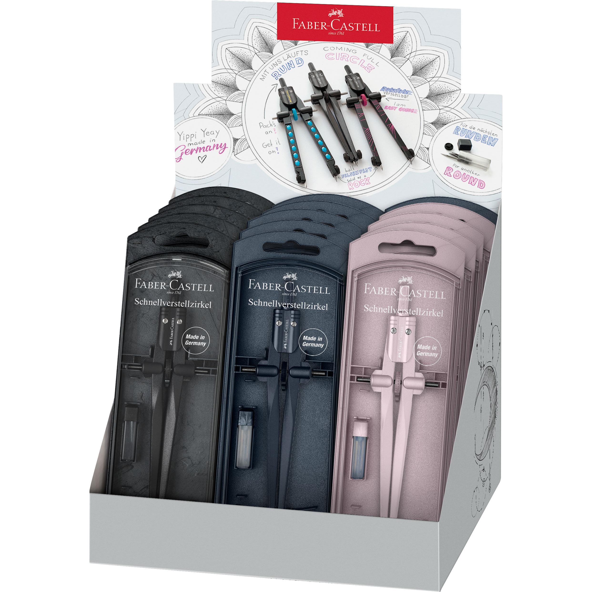 Faber-Castell Display Schnellverstellzirkel Stream 2025 - Galaxus