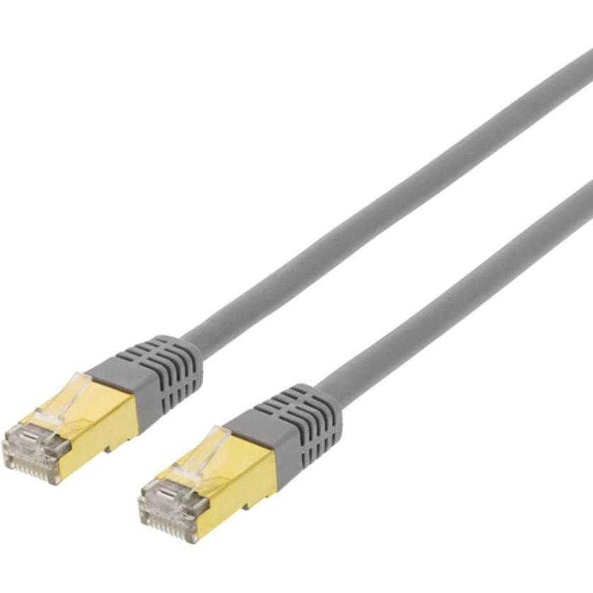 Deltaco FTP Cat7 Patch Cable - 3m - 3m - Cat7 - RJ-45 - RJ-45 - Grey ...