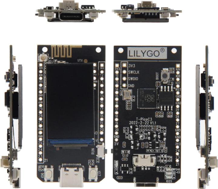 Lilygo T-PicoC3 ESP32-C3 RP2040 Dual MCU mit 1.14 Inch Display - Digitec