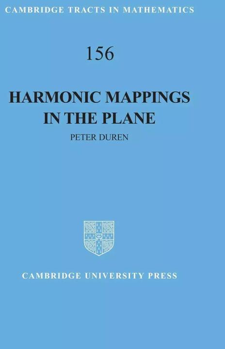 Cambridge UP Harmonic Mappings in the Plane - buy at Galaxus