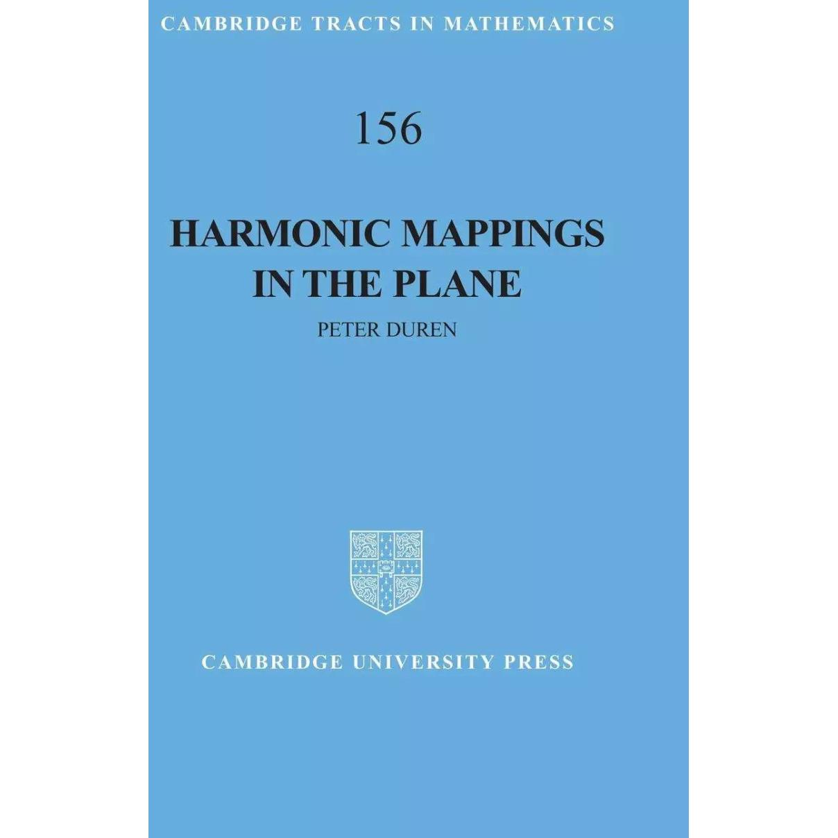 Cambridge UP Harmonic Mappings in the Plane - buy at Galaxus
