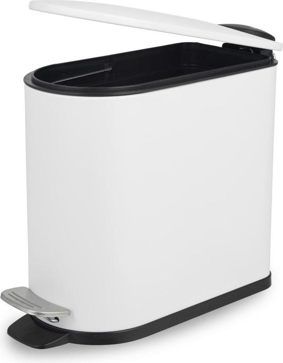 Beldray LA036690GRYPEU7 Slimline D-Shaped Pedal Bin - Grey 5-Litre (5 l)