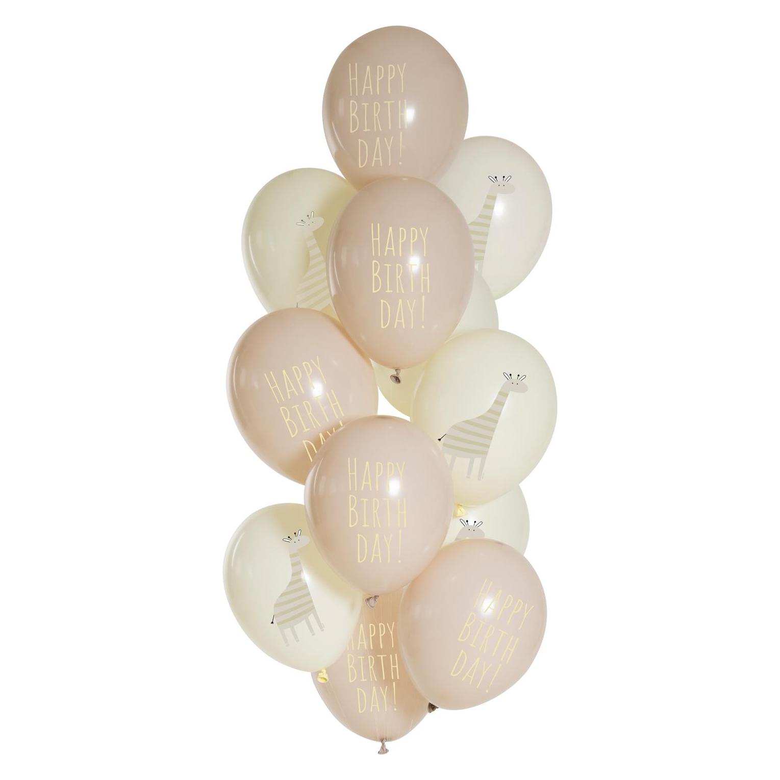 Folat Ballons Birthday Giraffe 33cm - 12 Stück - kaufen bei Galaxus