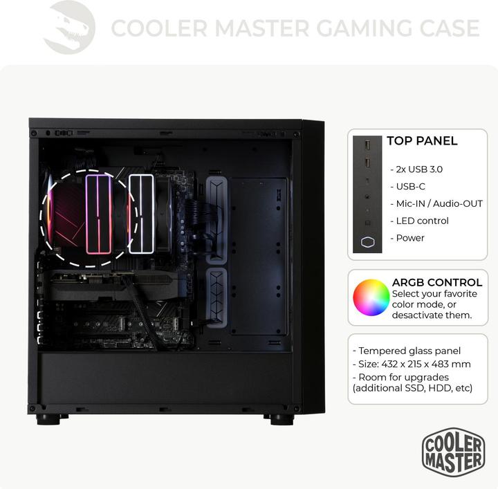 Sedatech Expert Gaming PC - UCCU709I1I1HF - kaufen bei Galaxus