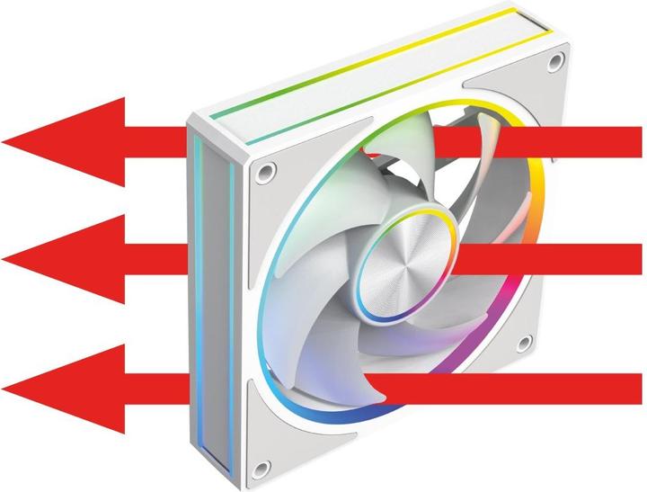 Modecom VOLCANO LOOP 120 ARGB FAN Weiss (120 mm, 1x)