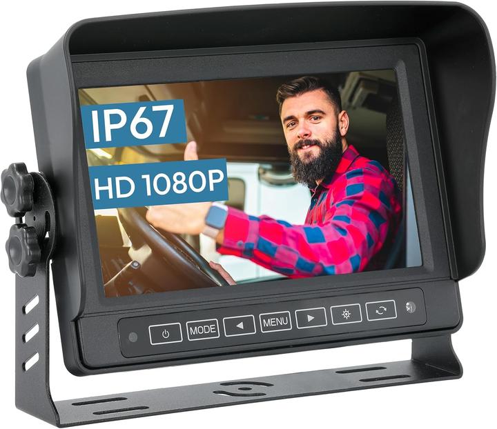 VSG Spritzwassergeschützter Rückfahrmonitor 13172, Select-Serie, mit 2 ...