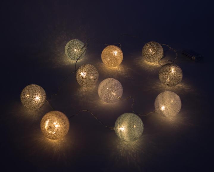 Benson Electric LED Lichterkette Cotton Ball 10-tlg 1.52 m - Digitec