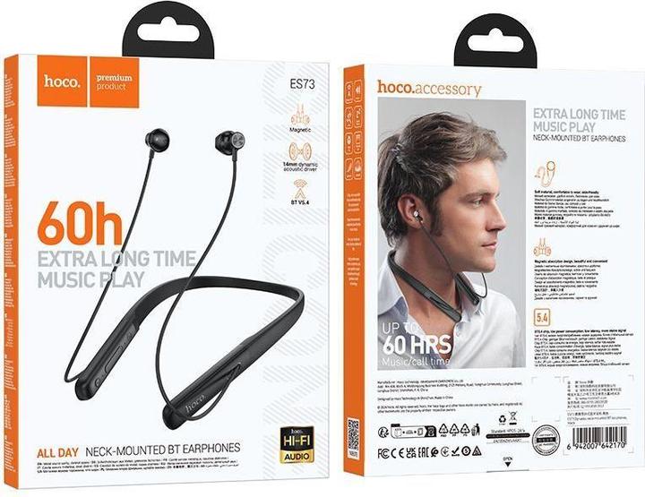 Hoco Wireless headphones wireless earphones bluetooth ES73 black - Galaxus