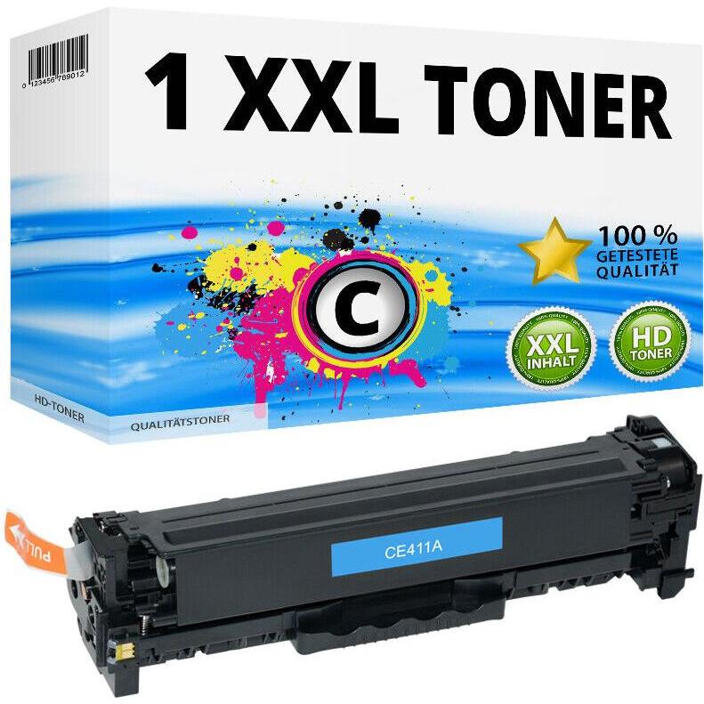 Druckfuxx XXL TONER für HP CE411A LaserJet Pro 300 color M351a MFP ...