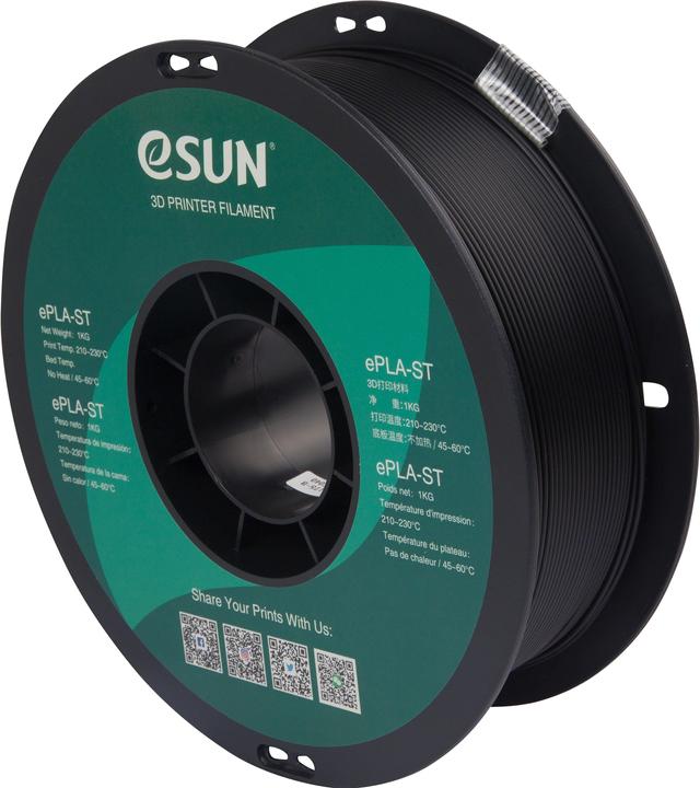 eSUN ePLA-ST 1.75mm Black 1kg 3D Filament (PLA, 1000 g) - Digitec