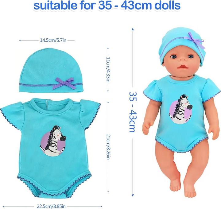 The Toy Company Body, Puppenkleidung für Babypuppen 35–43 cm - Galaxus